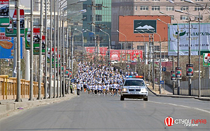 Successful National Universiade Games Fun Run in Mongolia - FISU