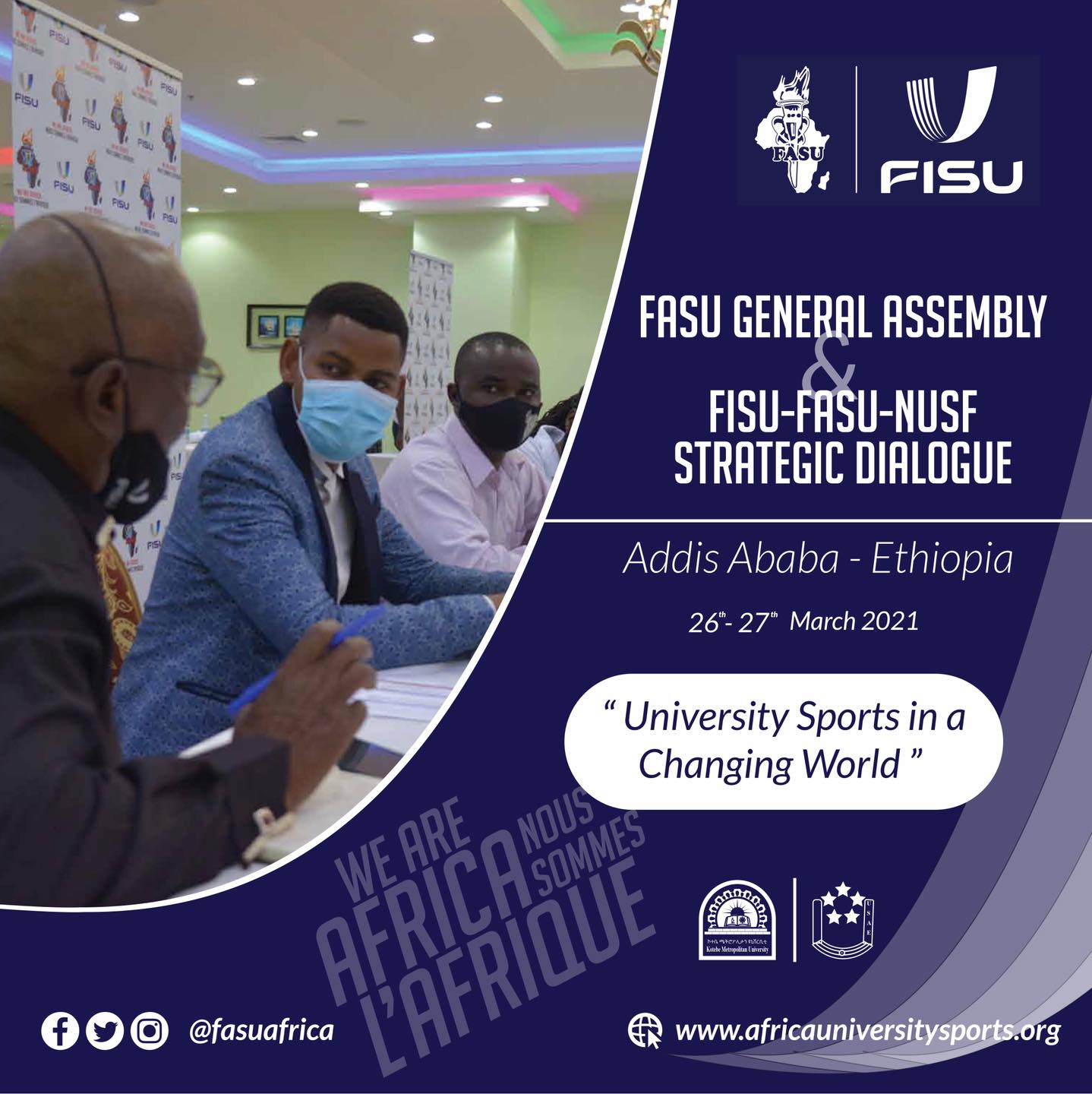 FASU General Assembly and FISU-FASU Strategic Dialogue 2021: What to ...