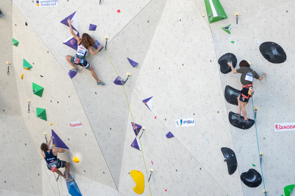 More than 200 student-athletes climbing their way up to the podium - FISU