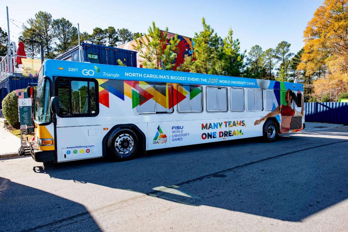 GoTriangle unveils first-ever wrapped buses to celebrate North Carolina ...
